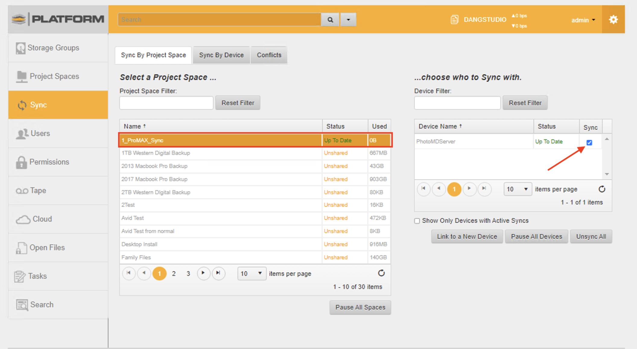 How do I setup Syncs in Platform?